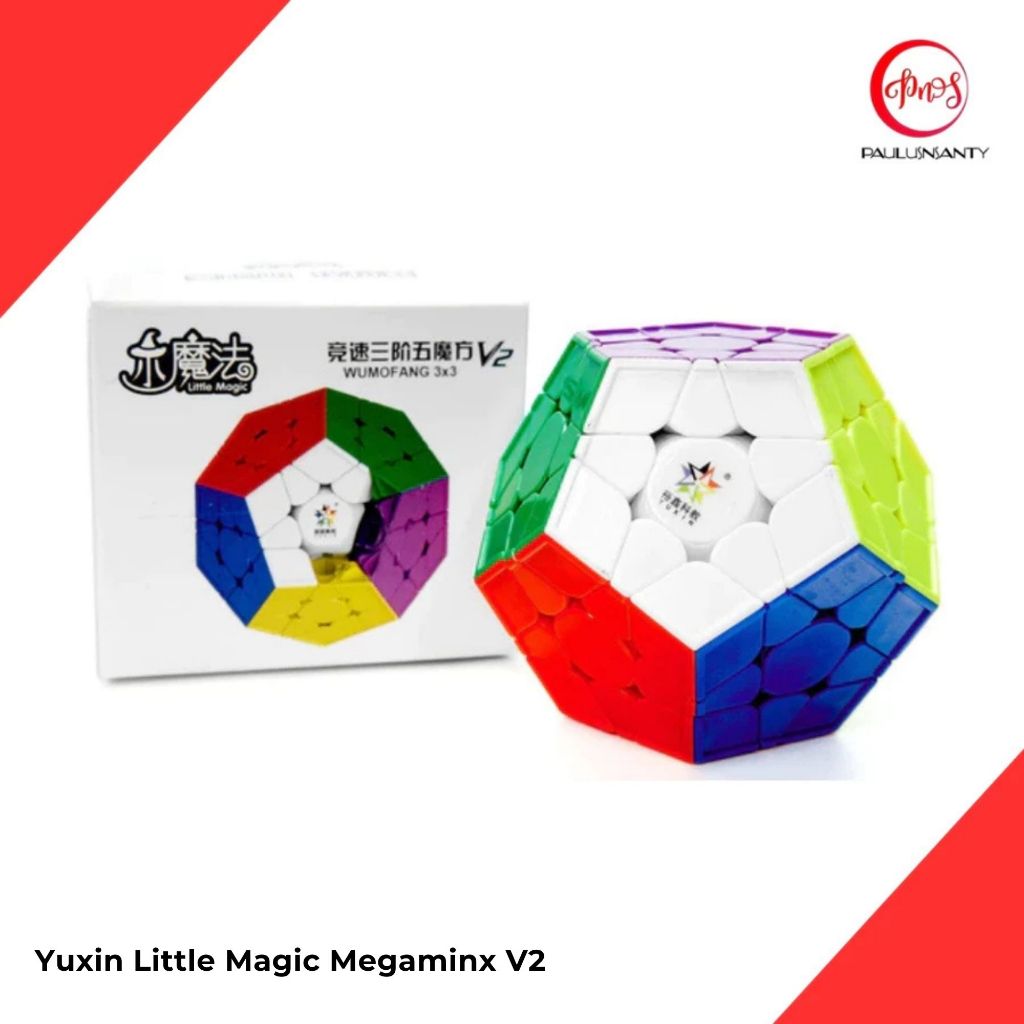 Jual Cube Puzzle Megaminx Yuxin Little Magic Megaminx V2 Stickerless ...