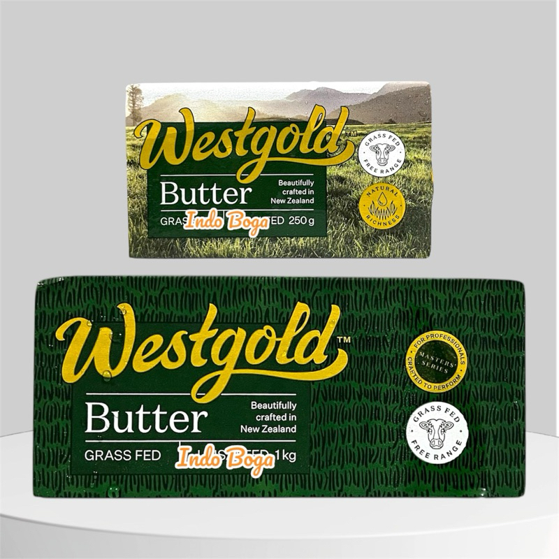 Jual Westgold Butter Grassfeed salted & unsalted new zealand butter ...