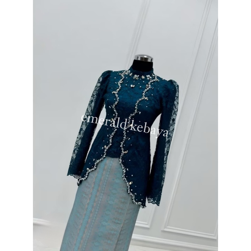 Jual Emerald Kebaya || SETELAN KEBAYA MISKHA - KEBAYA MODREN PESTA ...