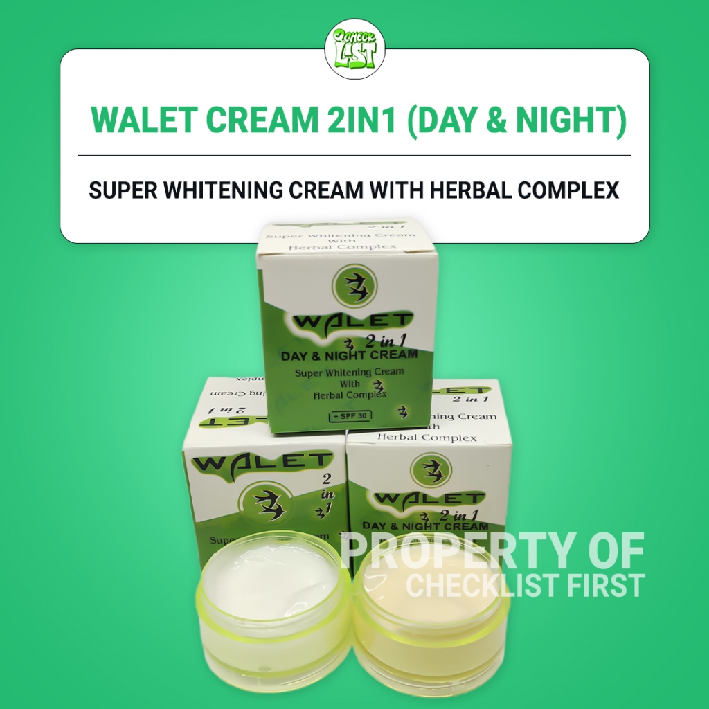 Jual (DAPAT DUA) Walet Cream Wajah 2in1 (Day & Night) + Satu Paket ...