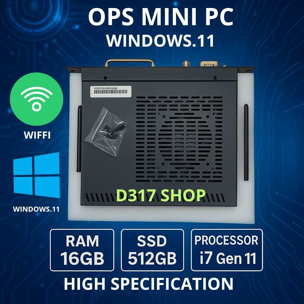 Jual OPS Mini PC i7 Gen.11 dengan RAM 16GB dan SSD 512GB Interactive ...
