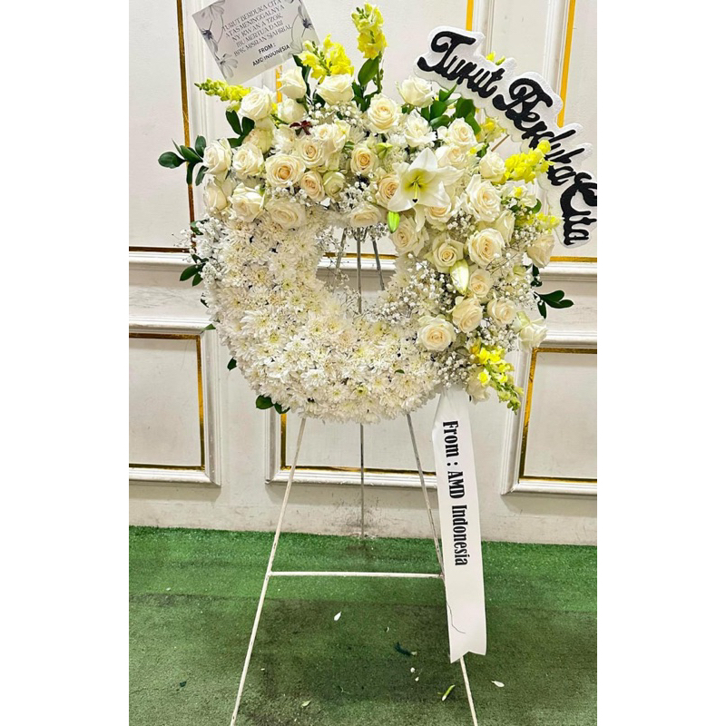 Jual Bunga Krans Duka Cita Karangan Bunga Duka Cita | Shopee Indonesia