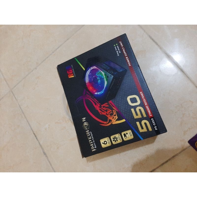 Jual PSU Gaming Imperion 550W RGB | Shopee Indonesia