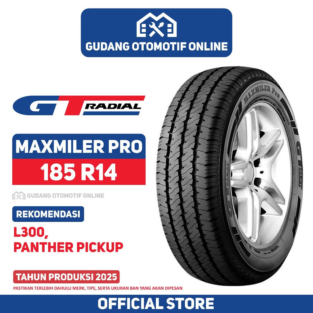 Jual Ban GT Radial Maxmiler Pro 185 R14 Ban Mobil L300 Panther Pickup | Shopee Indonesia