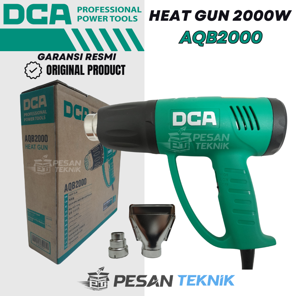 Jual Mesin pemanas hot gun 2000 WATT Heat Gun DCA AQB2000 | Shopee ...