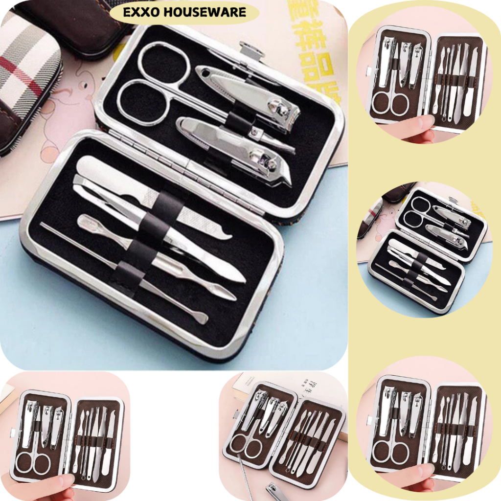 Jual Peralatan Manicure Pedicure 7in1 - Gunting Kuku Mini Portable Set ...
