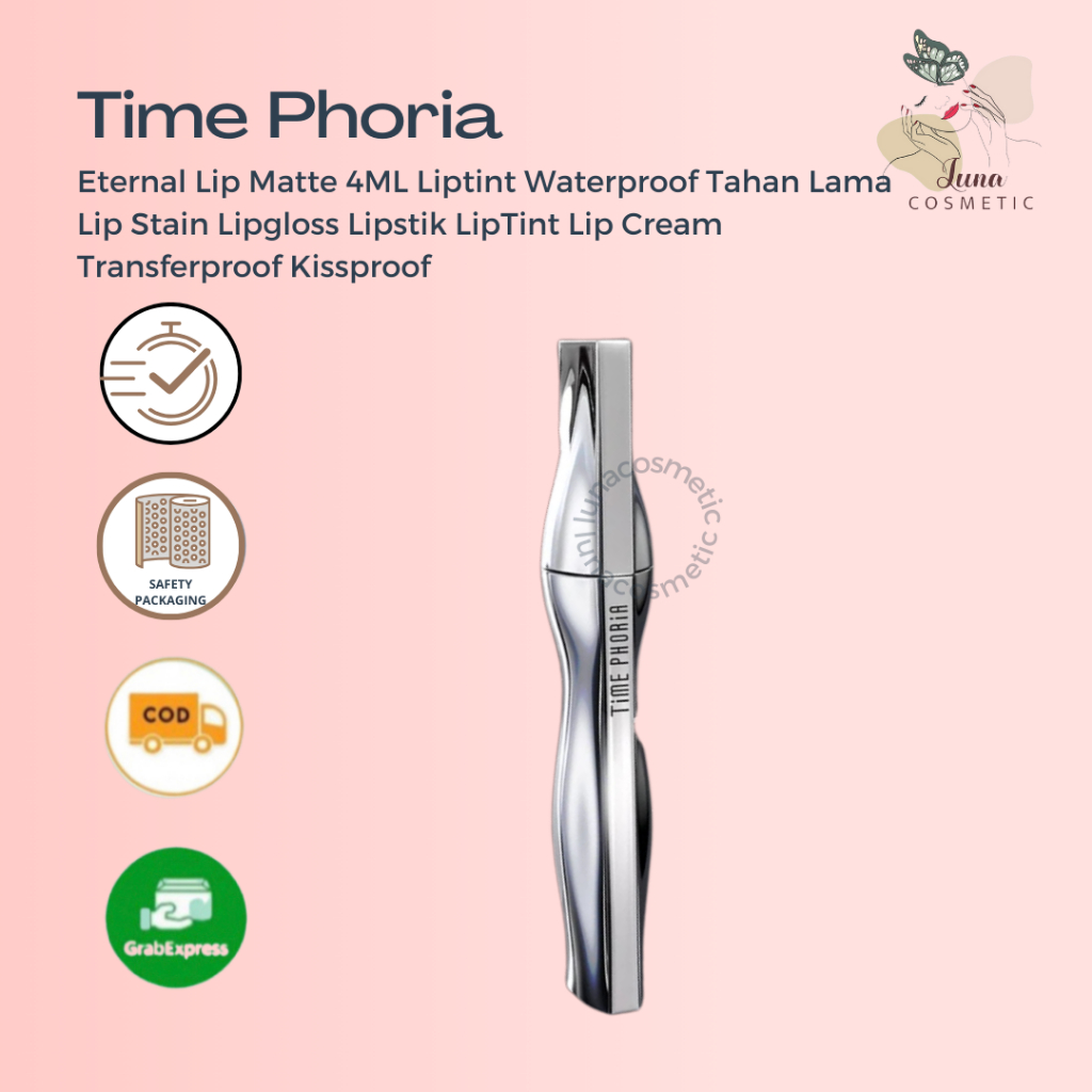 Jual TIME PHORIA - Eternal Lip Matte 4ML Liptint Waterproof Tahan Lama Lip Stain Lipgloss ...