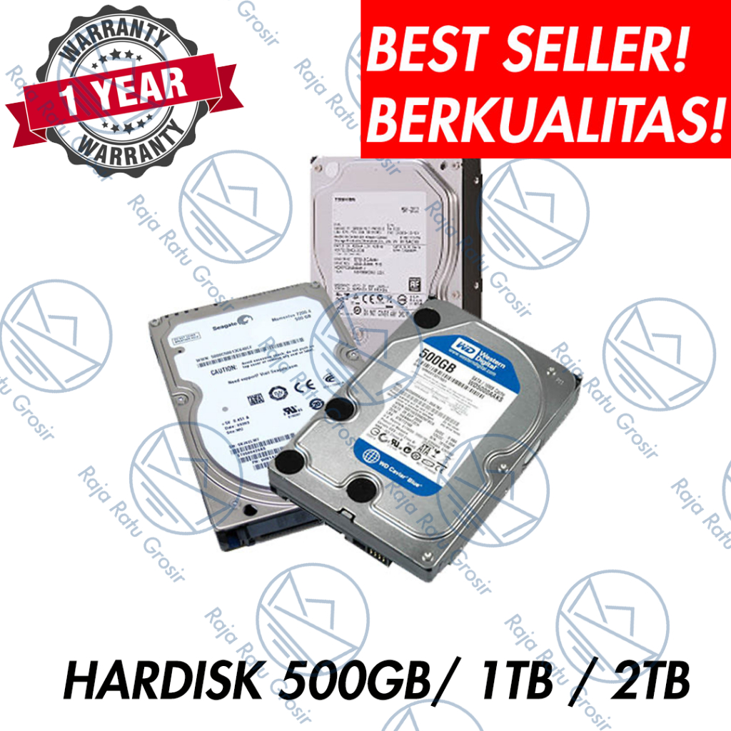 Jual Hardisk / Harddisk Internal Drive HDD 500GB 1TB 2TB Terabyte Tera ...