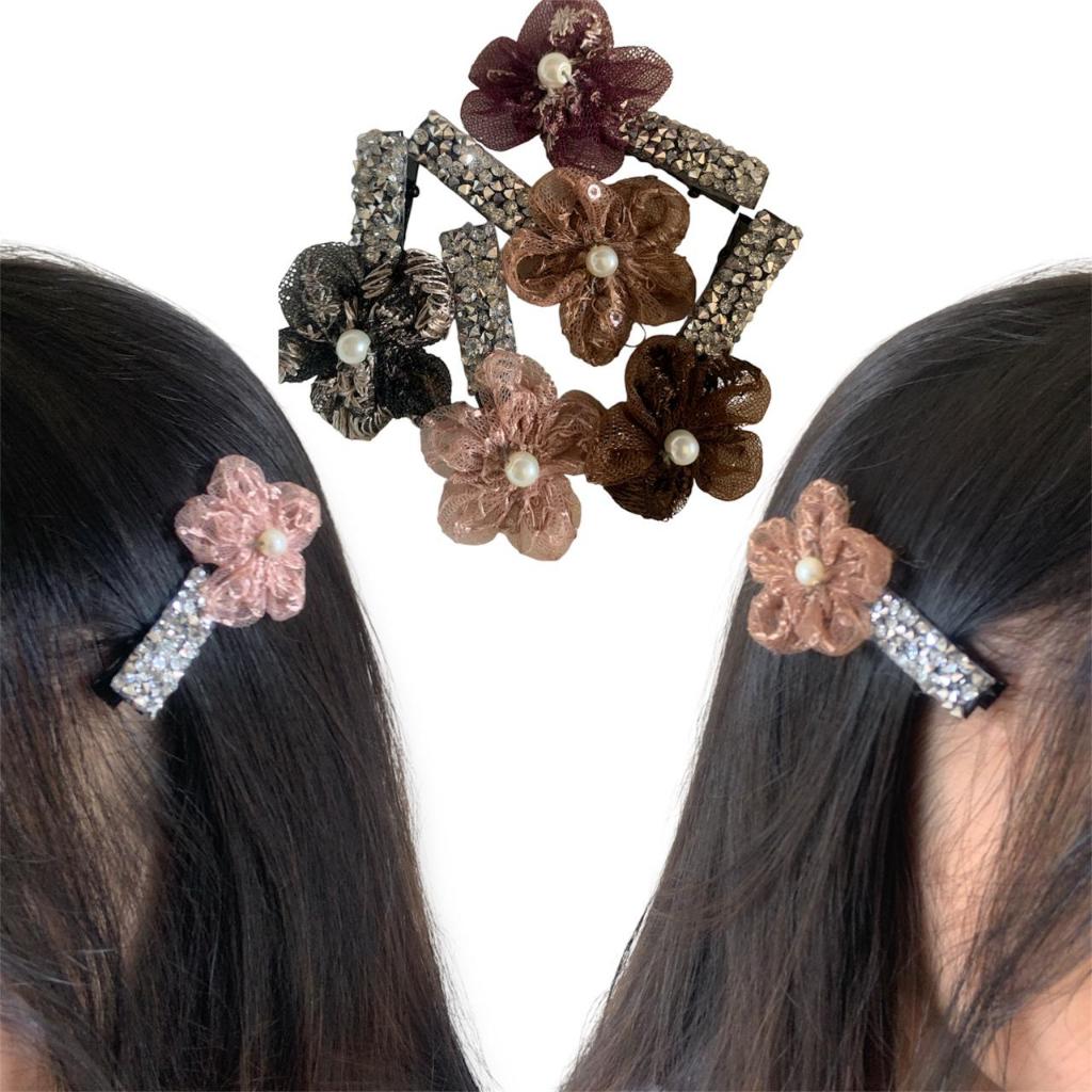 Jual Paket Isi 2 Jepit Cristal Bunga Jepit Mini Rambut Kristal Motif ...