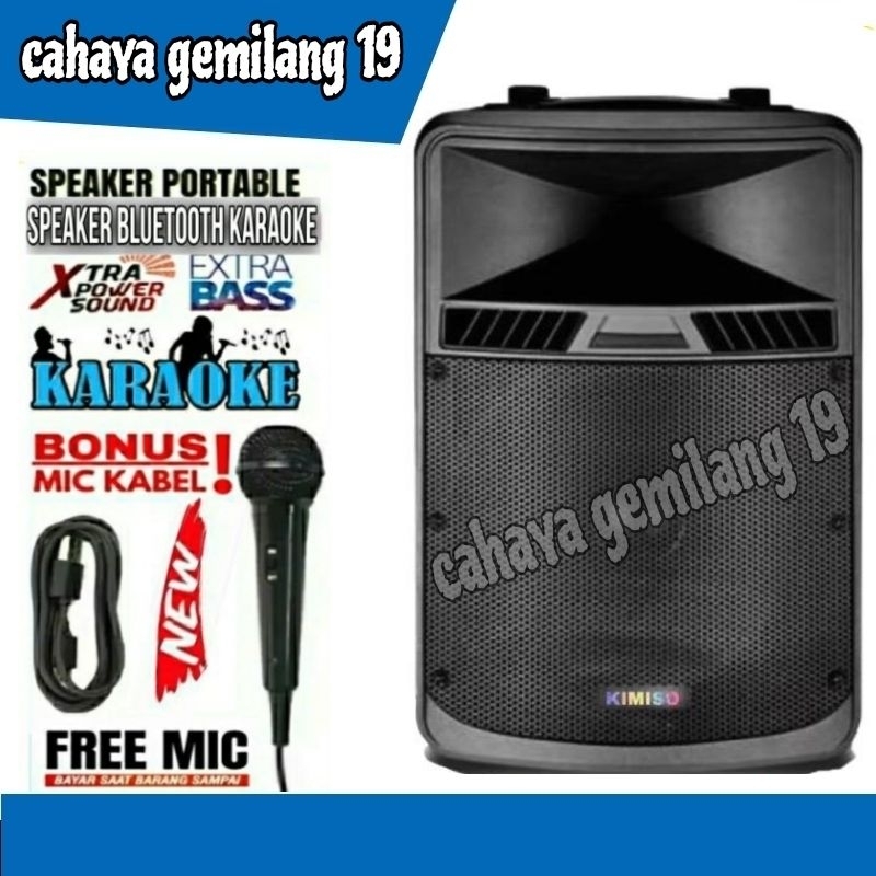 Jual SPEAKER BLUETOOTH UKURAN JUMBO SUPER BASS BONUS MIC SUARA BERSIH ...
