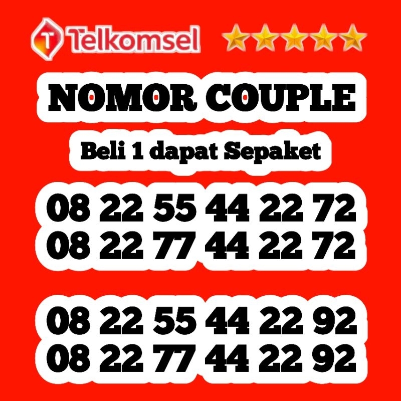 Jual KARTU PERDANA NOMOR CANTIK TELKOMSEL COUPLE SIMPATI AS LOOP JADUL LAWAS 4G 5G SAKTI ...