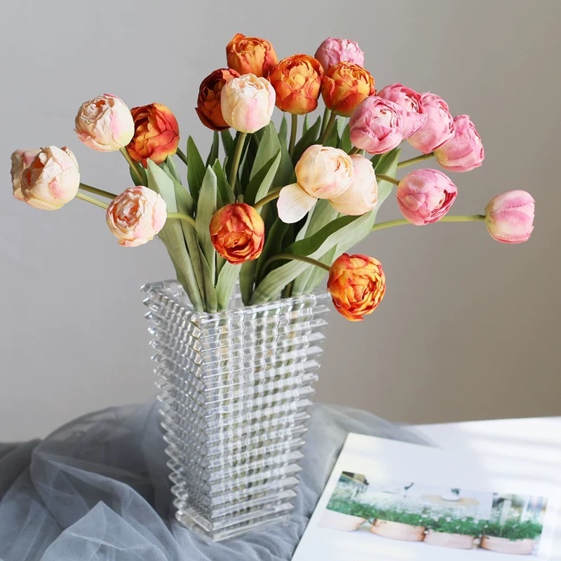 Jual Bunga buatan/1 tulip/Bunga plastik tinggi/imitasi/Bunga dekorasi ...