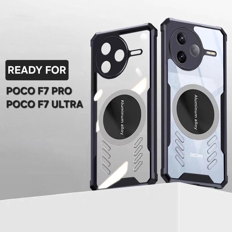 Jual Case Cooling Poco F7 Pro / F7 Ultra 5G Casing Gaming Magsafe Fan ...