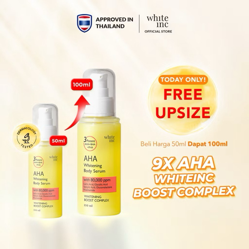 Jual [100ml] White Inc AHA Body Serum to Whitening & Moisturising Hand ...