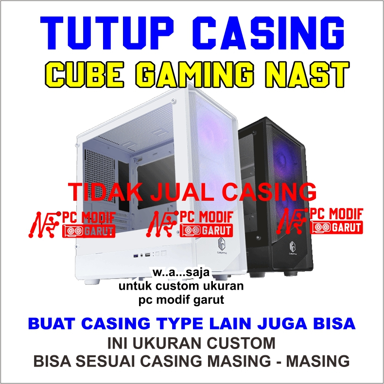 Jual SIDE PANEL TUTUP CASING PC CUBE GAMING NAST HANYA TUTUP NYA SAJA | Shopee Indonesia