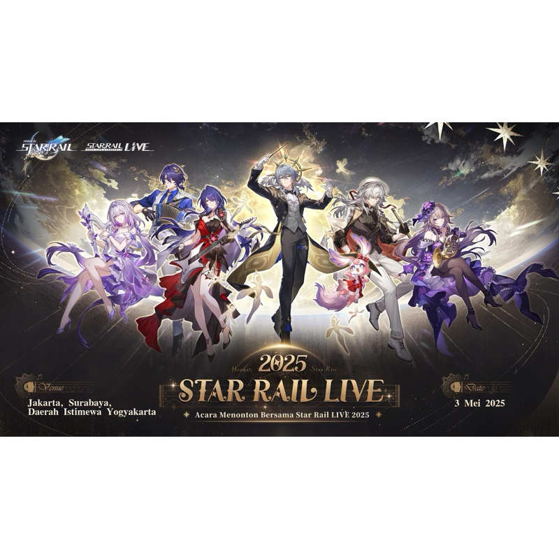 Jual Honkai Star Rail Live 2025 Watch Party Merchandise | Shopee Indonesia