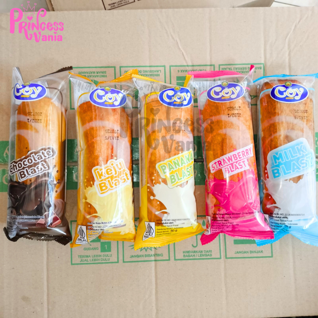 Jual COY BLAST SATUAN BANANA MILKY COKELAT STRAWBERRY ROTI ISI SELAI ...