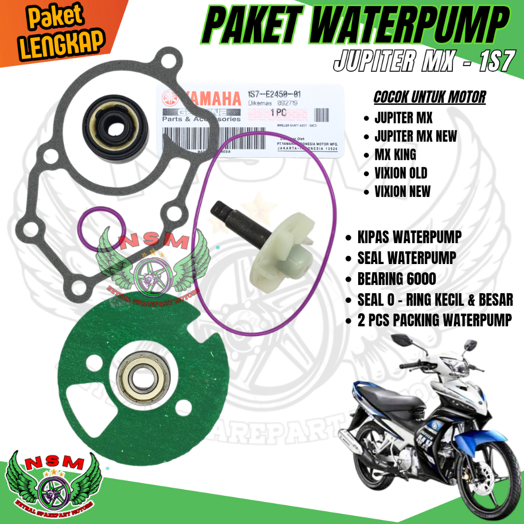 Jual PAKET KOMPLIT SET WATER PUMP WATERPUMP AS KIPAS SEAL SIL BERING ...