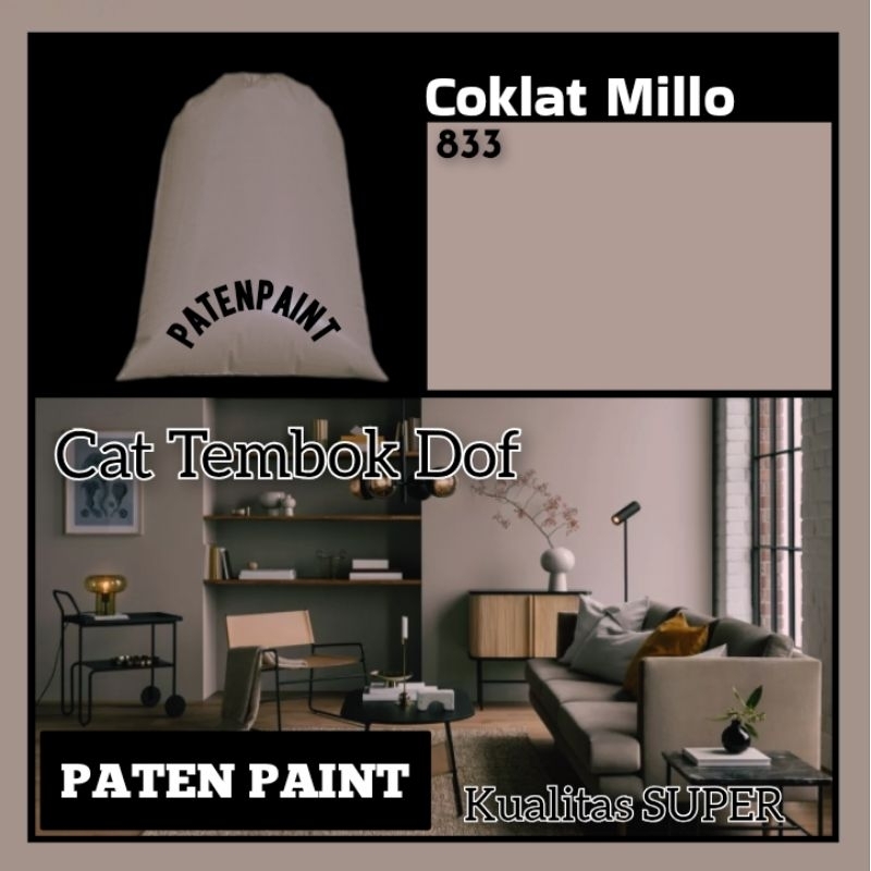 Jual Cat tembok kiloan cat tembok coklat millo cat tembok coklat muda ...