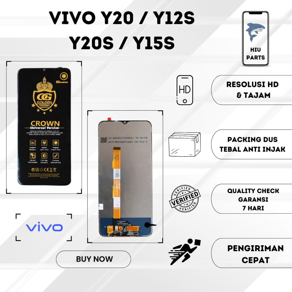 Jual LCD VIVO Y20 / Y12S / Y20S / Y15S FULLSET COMPLETE | Shopee Indonesia