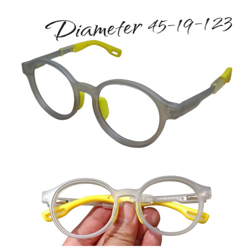 Jual kacamata anak frame bulat kacamata kids Anti radiasi sinar biru ...