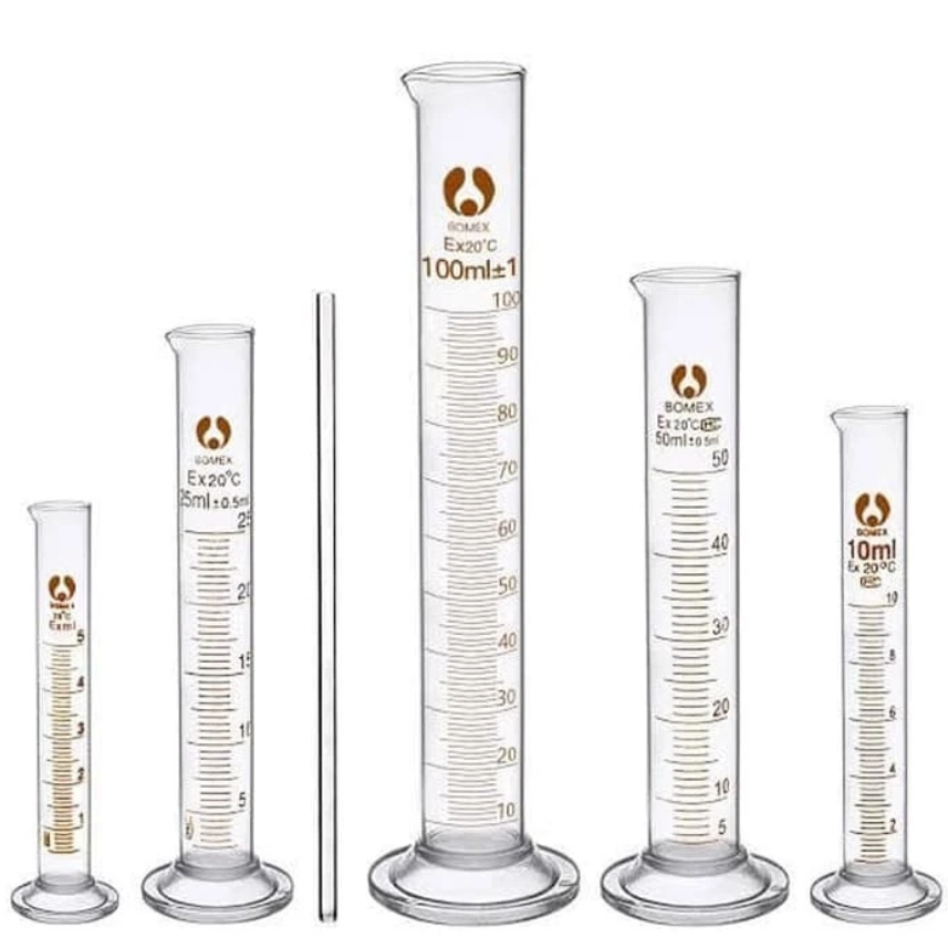 Jual TERMURAH Measuring Cylinder 5 10 25 50 100 200 500 1000mL Glass ...