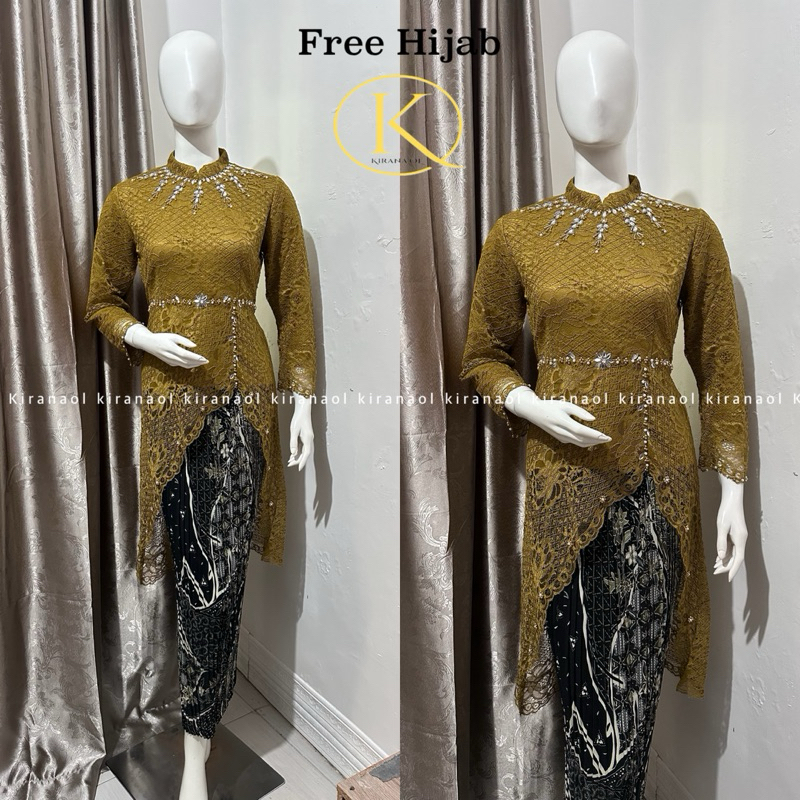 Jual KIRANA OL - KEBAYA PAYET MODERN - KEBAYA BRUKAT MODERN - KEBAYA ...