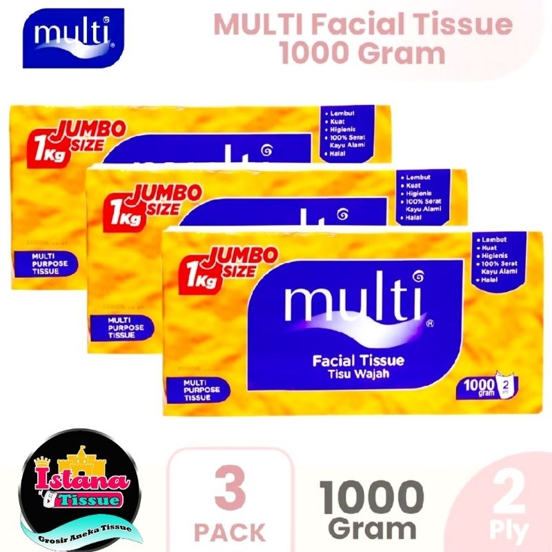 Jual ( PAKET 3 Pcs) Tissue MULTI 1000 Gram (kiloan) | Shopee Indonesia