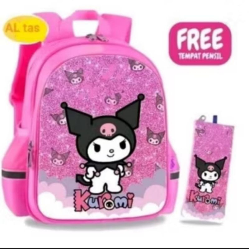 Jual Tas Ransel Sekolah Anak Karakter Kuromi Tk Sd, Paud- Fashion Anak | Shopee Indonesia