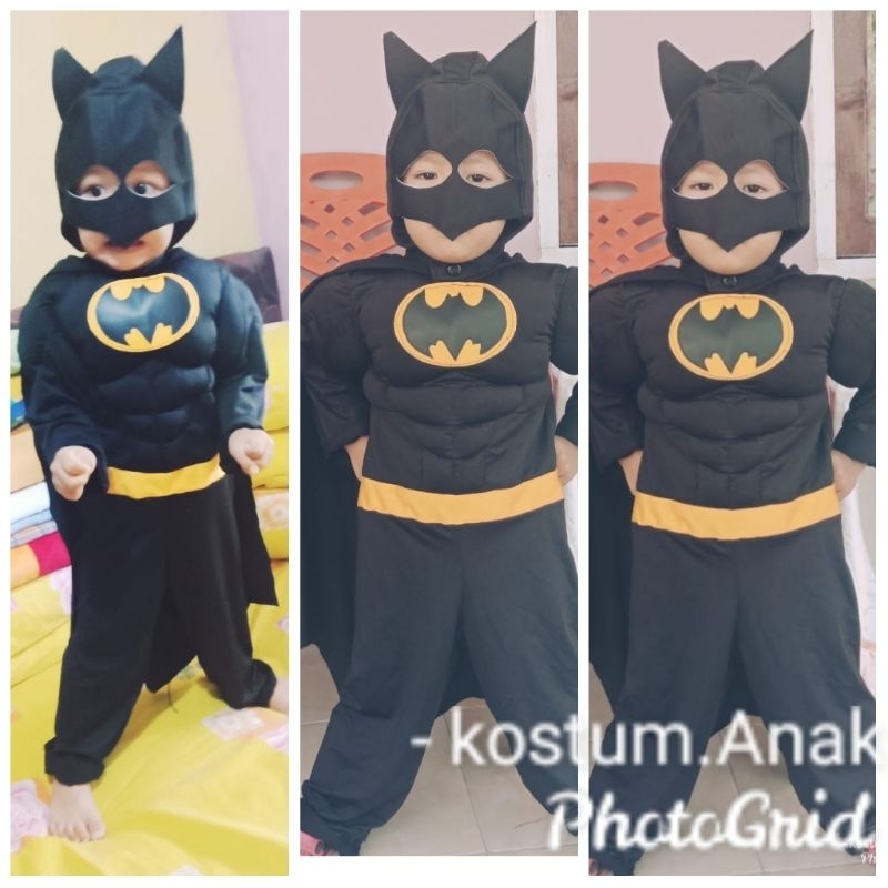 Jual kostum batman/baju batman/kostum anak/kostum superhoro/kostum ...