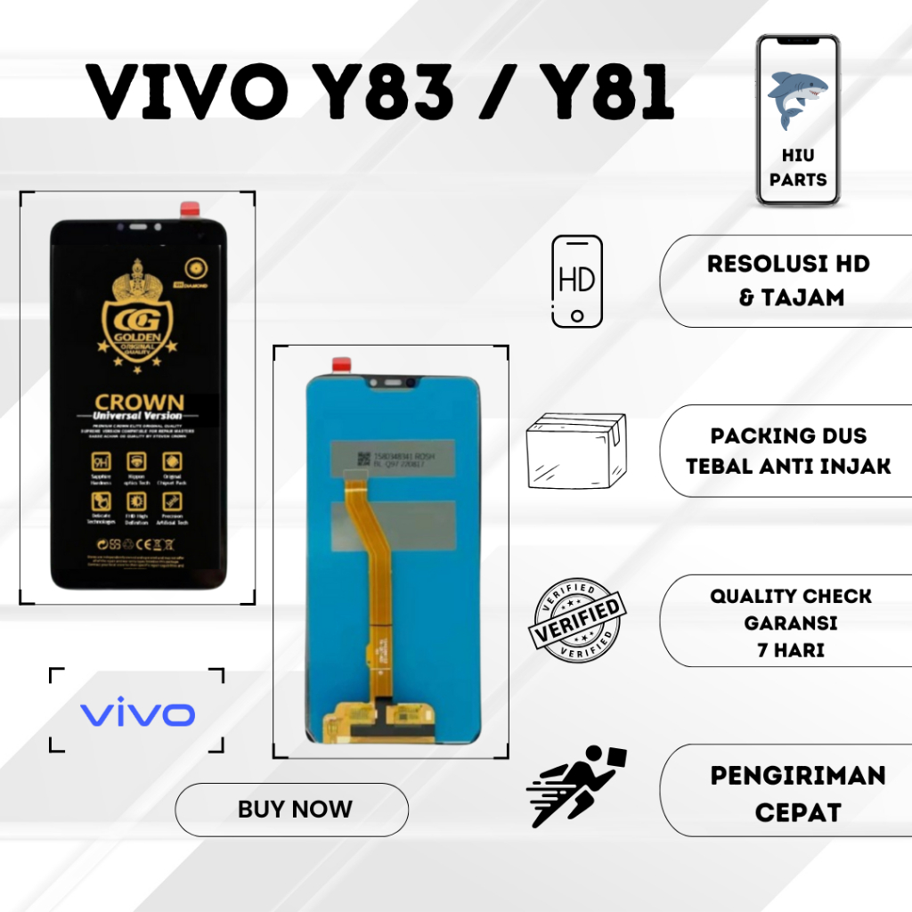 Jual LCD VIVO Y83 / Y81 / 1802 / 1808 FULLSET TOUCHSCREEN COMPLETE ...