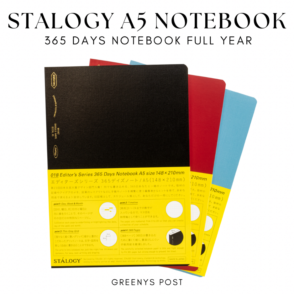 Jual Stalogy Notebook Editor's Series 365 A5 Journal Buku Catatan ...