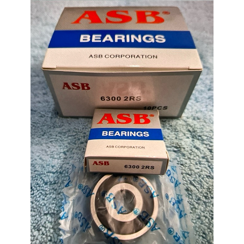 Jual (ISI 10PC) Bearing 6300 2RS ASB ASLI ORIGINAL | Shopee Indonesia