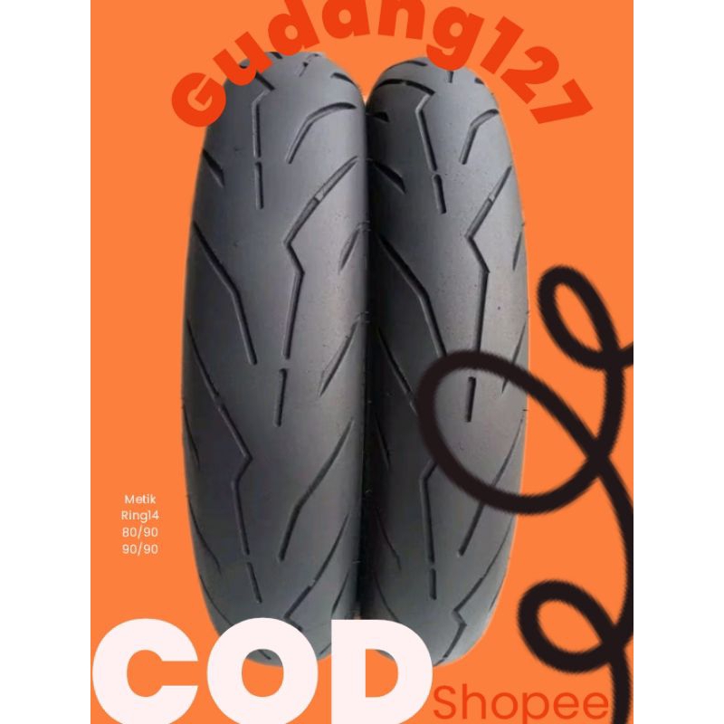 Jual ban mp27 fdr ukuran 80/90-14&90/90-14tubles | Shopee Indonesia