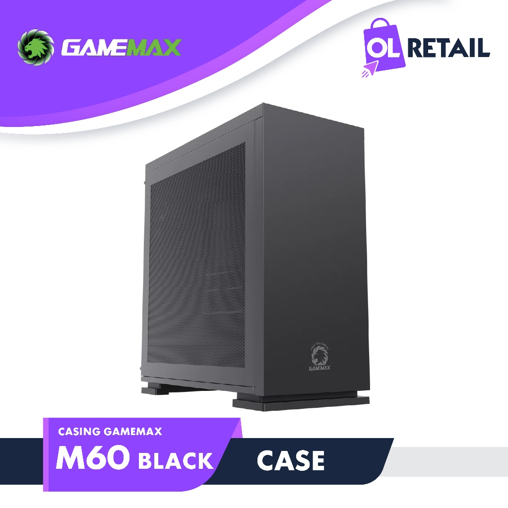 Jual Casing GameMax M60 Black Dual Mesh mATX Gaming PC Case | Shopee ...