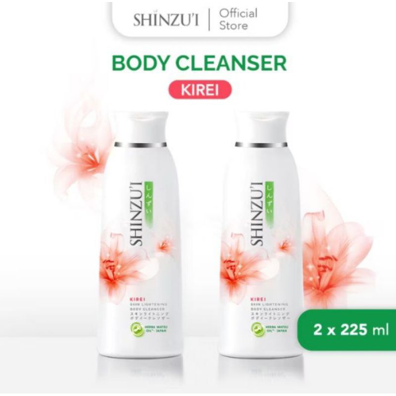 Jual Shinzui Body Cleanser Kirei Botol 225ml isi 2pcs | Shopee Indonesia
