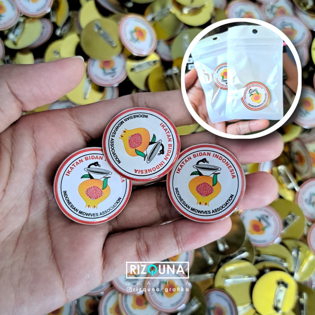 Jual PIN IBI TERBARU 3 CM INDONESIAN MIDWIFE ASSOCIATION | Shopee Indonesia
