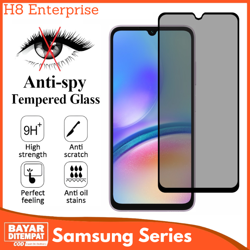 Jual Tempered Glass Privacy Samsung A54 A53 A52 A51 A20S A71 A72 A73 M52 M53 M54 M62 M51 A05 ...