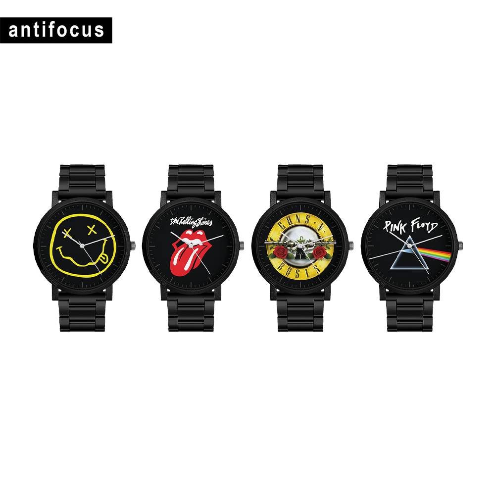 Jual Jam Tangan Analog Band Rock Pop Punk Metal Grunge Classic Custom ...