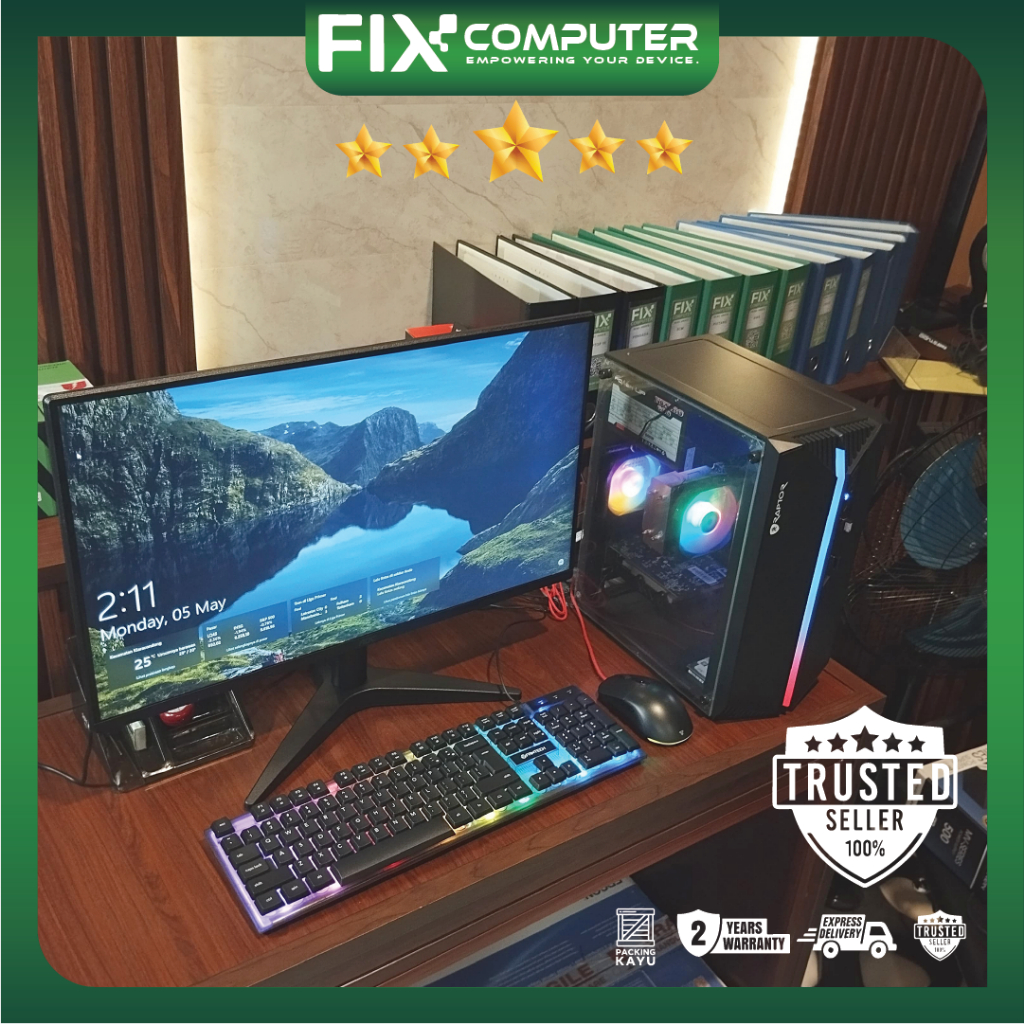 Jual PC Gaming Live Streaming Intel Core i7 RAM 16GB Vga 4GB LED ...