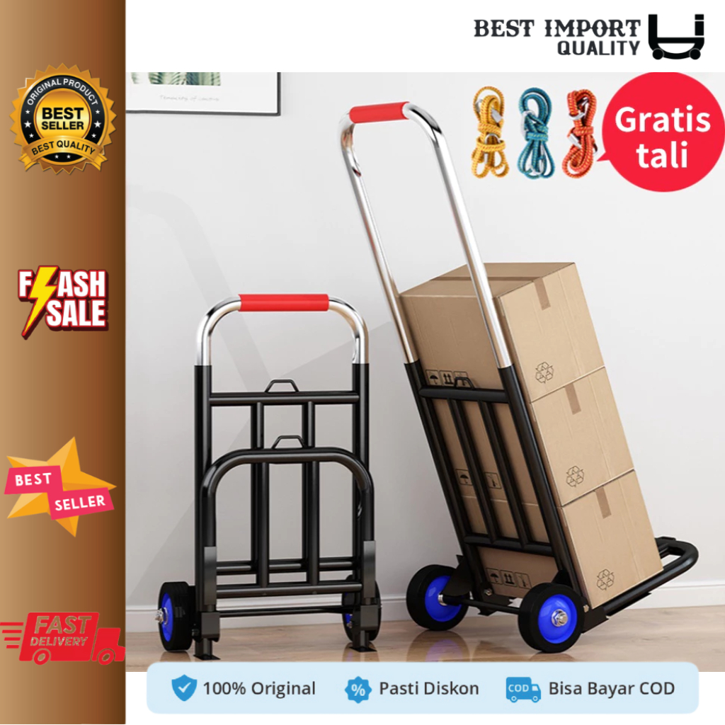 Jual WHAGEN - M50kg Trolley Troly Lipat Serbaguna Troli Besi Serbaguna ...
