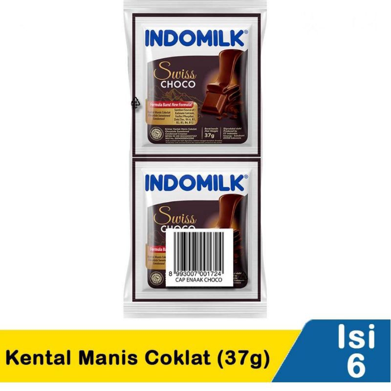 Jual Indomilk SKM coklat sachet isi 6 | Shopee Indonesia