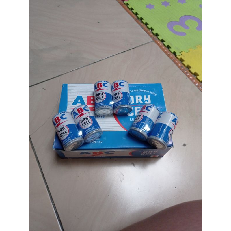 Jual Baterai ABC R20 6 pcs (besar/jumbo) | Shopee Indonesia
