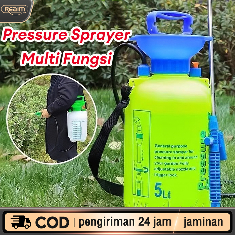Jual COD Pressure Sprayer 5 Liter Alat Semprot Tanaman/ Tanaman ...