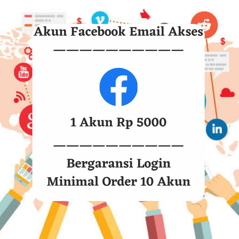 Jual Akun Facebook 2FA Email Bisa di Akses & Bergaransi Login | Shopee ...