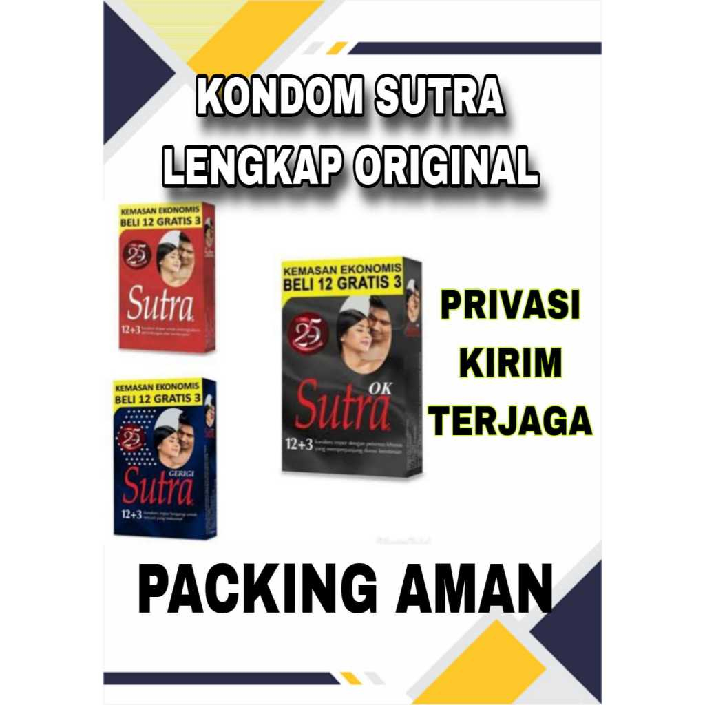 Jual (PRIVASI KIRIM AMAN) KONDOM SUTRA LENGKAP ORIGINAL II PENGIRIMAN ...
