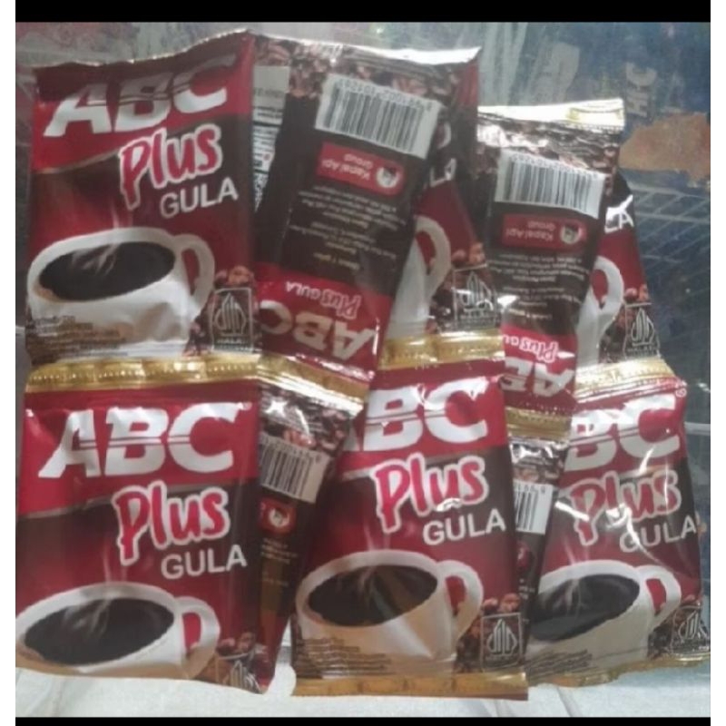 Jual kopi abc plus gula 1 renteng isi 10 pcs | Shopee Indonesia