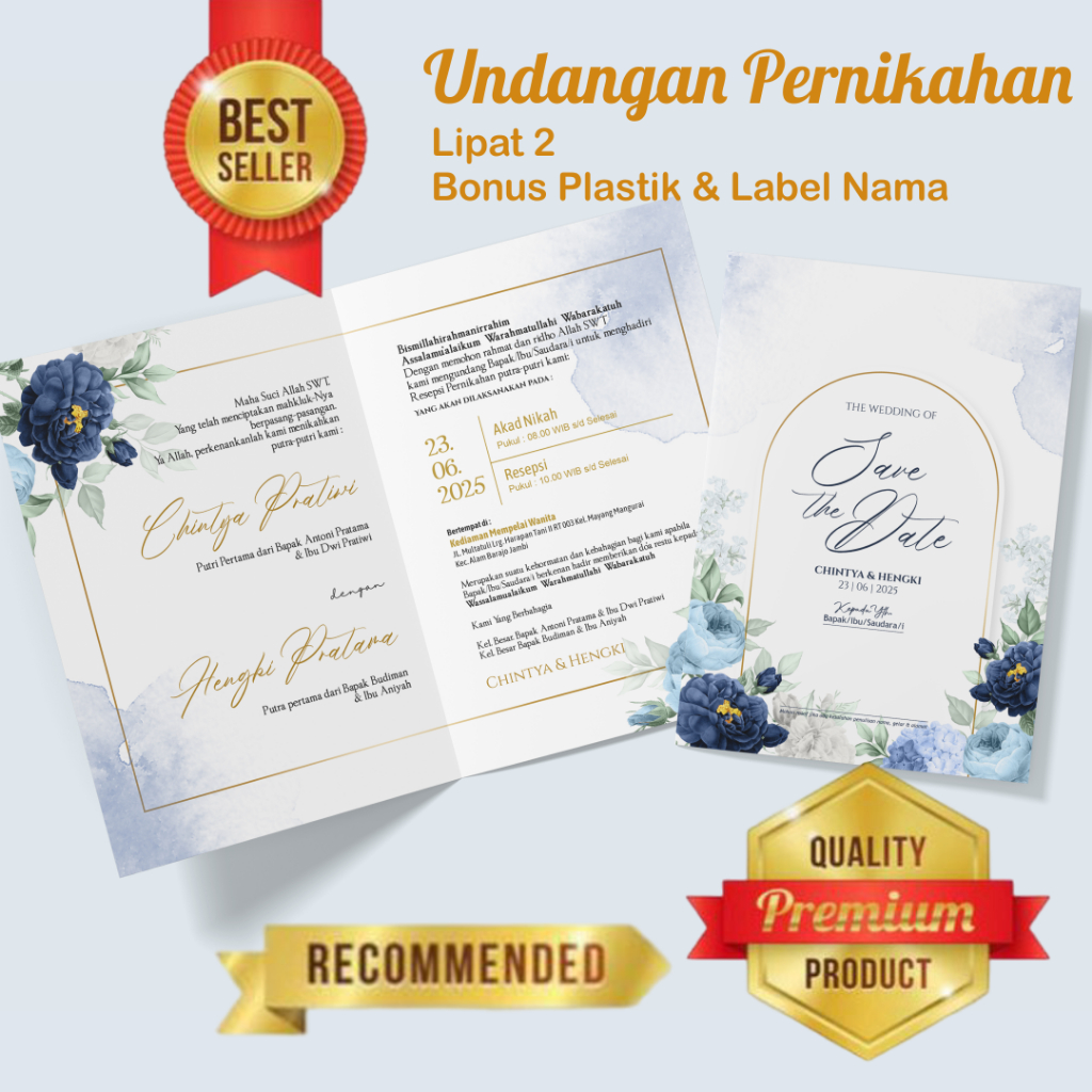 Jual UNDANGAN PERNIKAHAN MURAH DESAIN SIMPEL ELEGAN TERBARU | Shopee ...