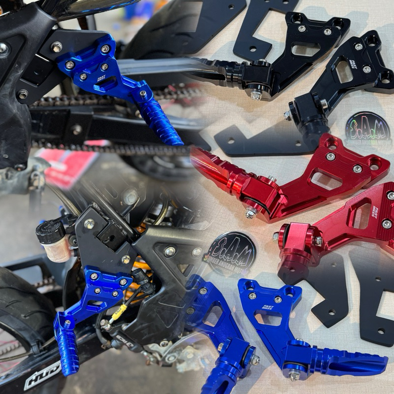 Jual PEDAL BELAKANG WR155 CNC + BRACKET TEBAL PNP WR WR155R / Step ...