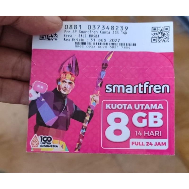Jual kartu smartfren 8gb (aktif 14hari) | Shopee Indonesia